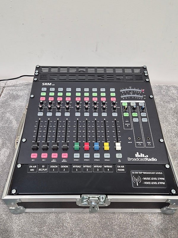Broadcast Radio SRMv2 - Broadcast Radio Mixing Console w/ | Reverb UK