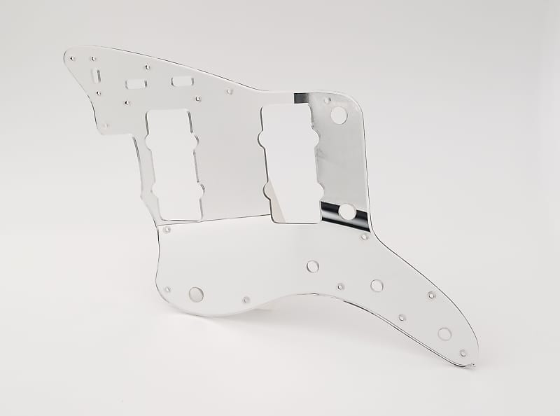 chrome mirror acrylic lefthand pickguard for us/mex FENDER | Reverb UK
