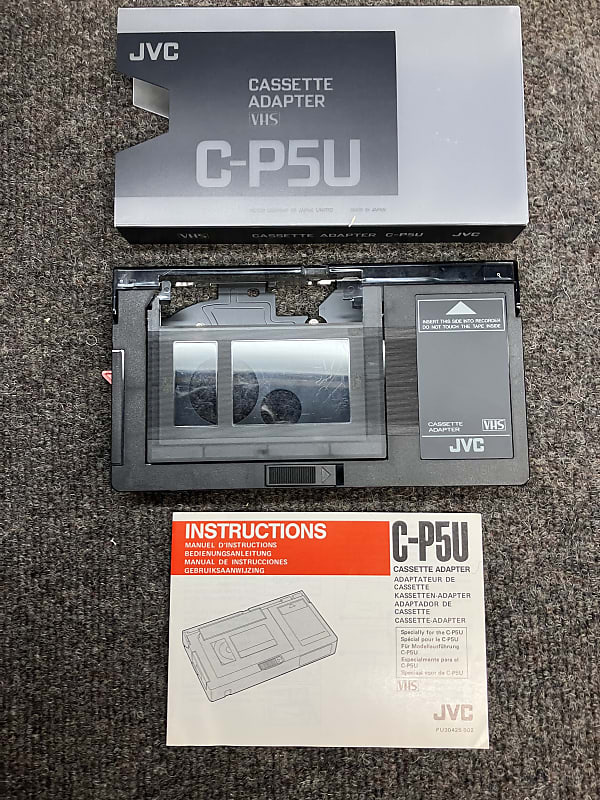 JVC C-P5U VHS-C Adapter Mid 80's | Reverb