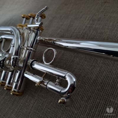 Mint ! Stomvi Elite D/Eb trumpet, factory silver, | Reverb UK