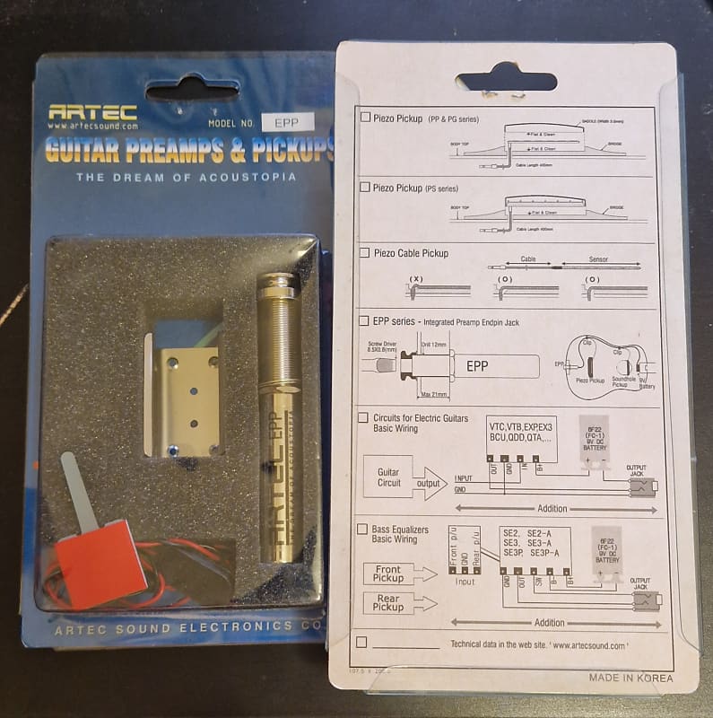 Artec EPP Endpin Jack Preamp | Reverb UK