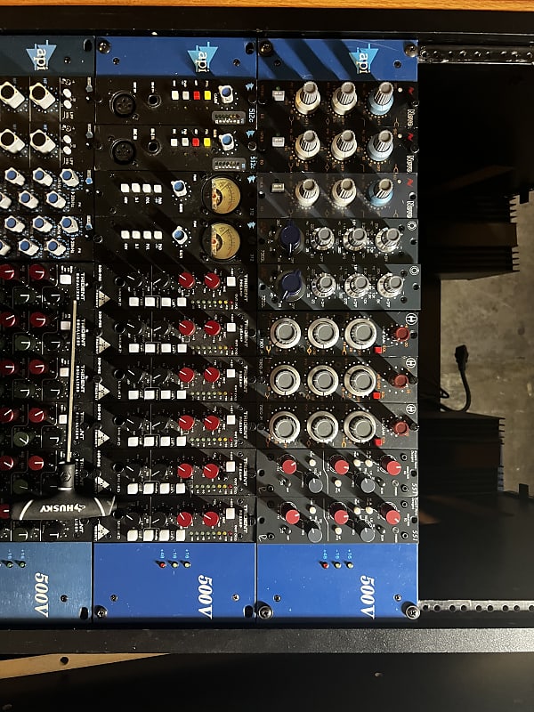 API 500V 10 frame lunchbox 2000s - Blue | Reverb