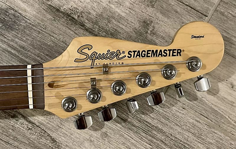 Squier Stagemaster HSS NLT 2001 by Fender w Reverse Headstock | Reverb