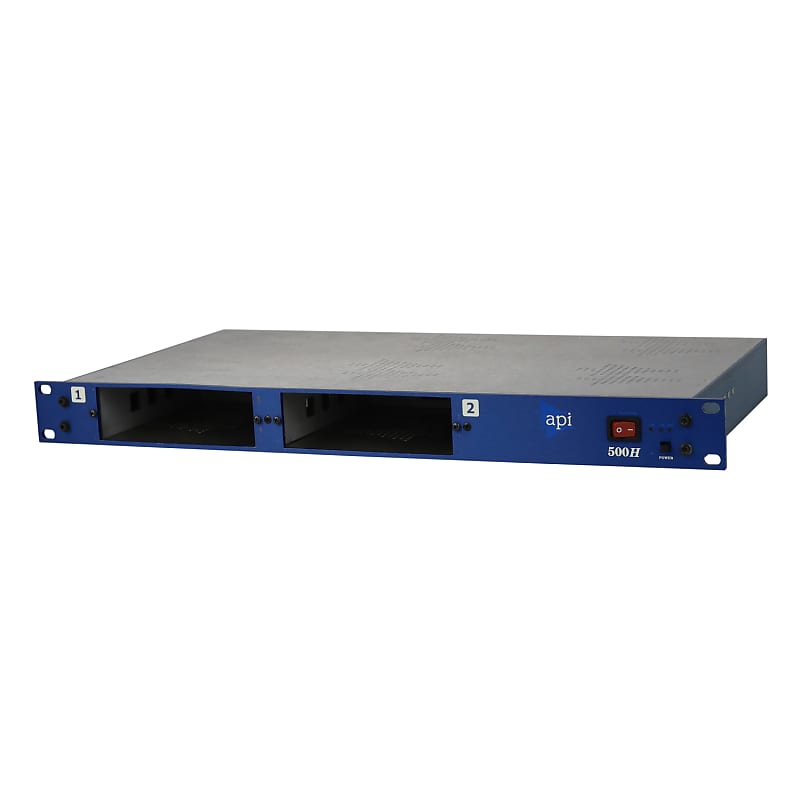 API 500H #252: 500 Series 2 channel API rack, internal PSU | Reverb