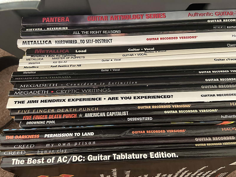 Guitar tab lot | Reverb