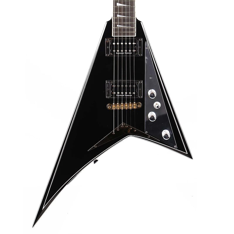 Jackson Custom Shop Rhoads RR-VS Fixed Bridge Black with Snow | Reverb
