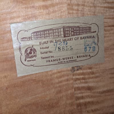 1960's Framus Texan 12-String Acoustic Guitar | Reverb