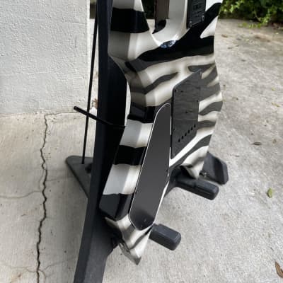 1988 B.C. Rich USA Warlock - Zebra | Reverb