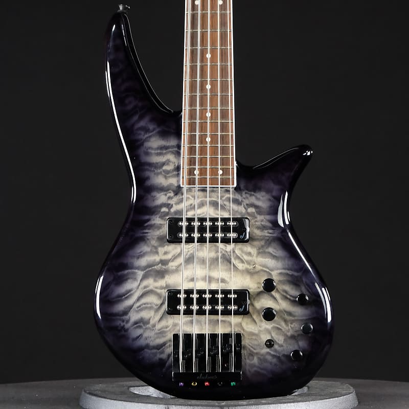 Jackson X Series Spectra Bass SBXQ V - Transparent Black | Reverb