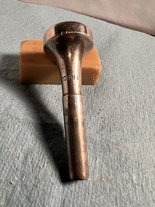 Conn 4 Silver cornet mouthpiece | Reverb