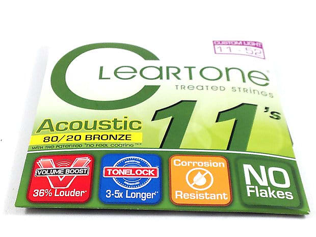 Cleartone Guitar Strings Acoustic 80/20 Bronze | Reverb Australia