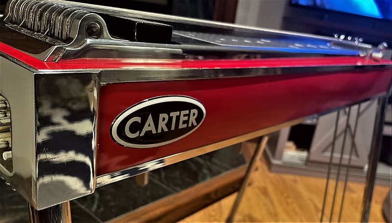 Carter SD-10 Pedal Steel Guitar Red Mica 3x5 | Reverb