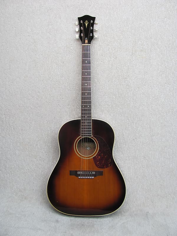 Hofner 491 acoustic guitar Mid 1960's Sunburst with HSC | Reverb