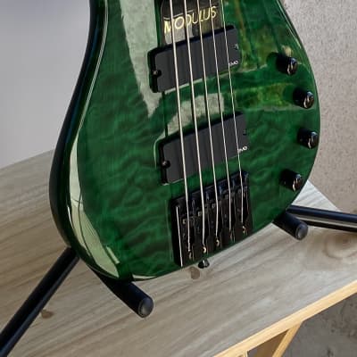 Modulus Graphite Quantum Q5 5-String Bass Guitar, 1997, | Reverb