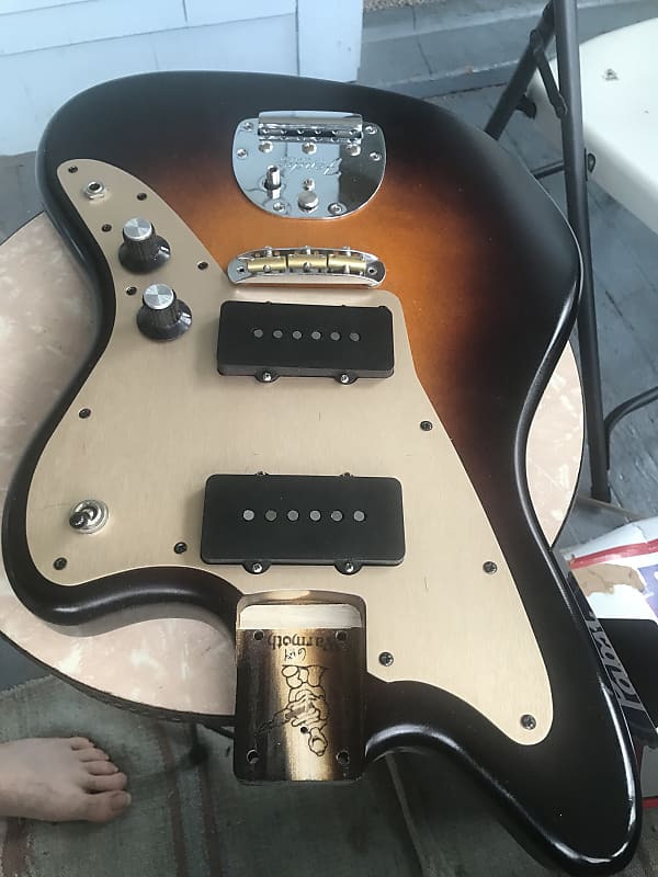 Warmoth Loaded jazzmaster body 2T sunburst | Reverb