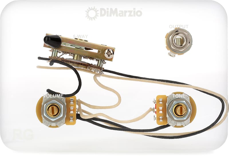 DiMarzio Prewired HH 5-way Super Switch Wiring Harness | Reverb