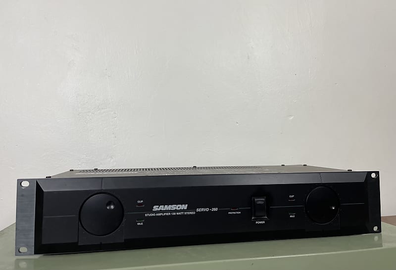 Samson Servo-260 Studio Amplifier 130 Watt Stereo | Reverb
