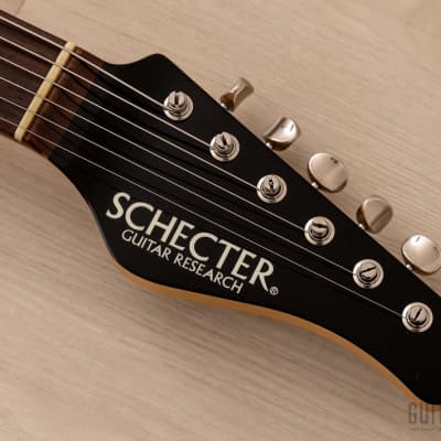 2011 Schecter AR-06 SH Offset Electric Guitar Black, Japan | Reverb