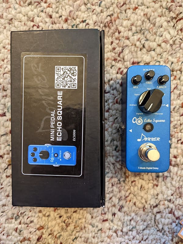 Donner Echo Square 2020 Blue (Multi Delay Pedal) | Reverb