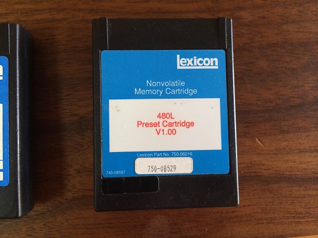 Lexicon 480L Preset cart v1.00 80s black | Reverb