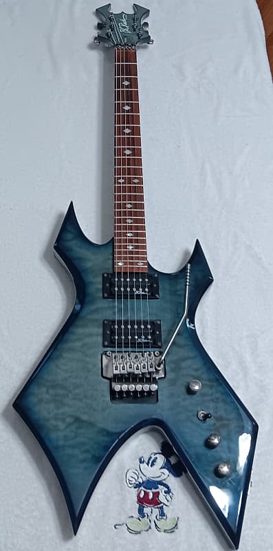 BC Rich Warlock NJ Series - Teal Green/Blue Quilted Maple | Reverb
