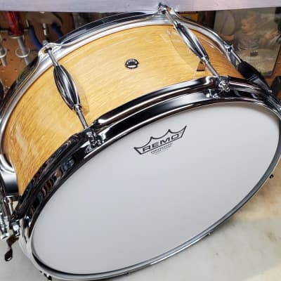 Custom 6”x14” Steam Bent Single Ply Snare Drum 2024 - White | Reverb