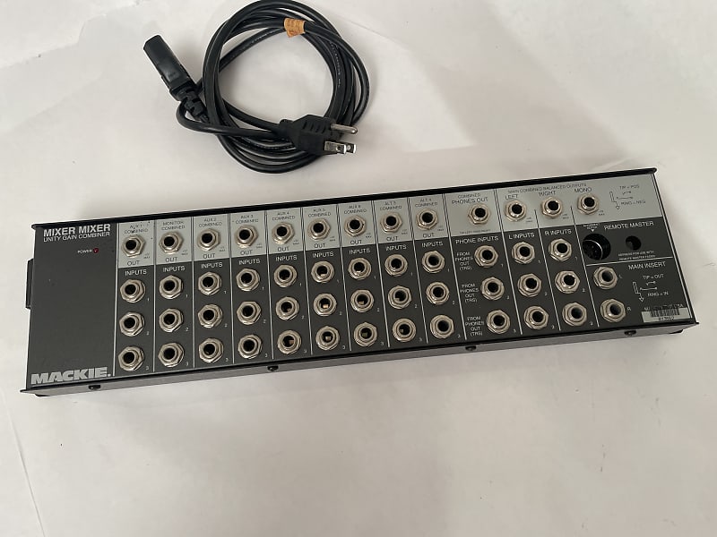 Mackie Mixer Mixer Unity Gain Combiner | Reverb