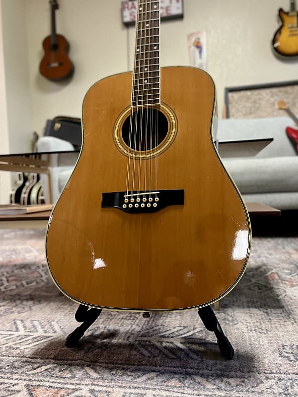 MIJ Morris MB-301-12 Natural 12 String Acoustic | Reverb
