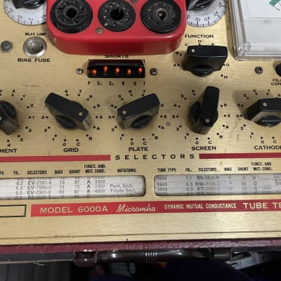 hickok 6000a tube tester fully functional | Reverb