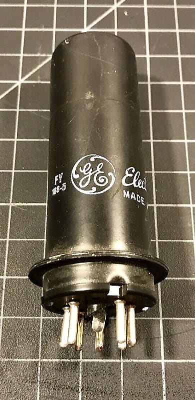 GE General Electric 6L6 LC Metal Tube Black | Reverb