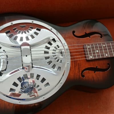 Dobro F-60 Flame Square Neck 1990's | Reverb