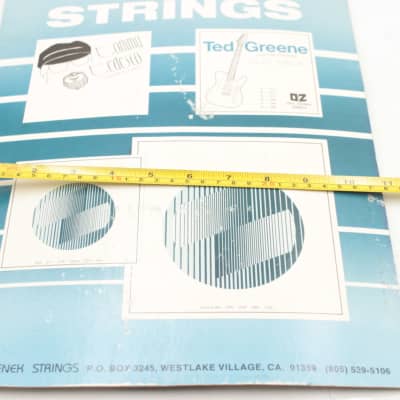 Tommy Tedesco Ted Green Custom Guitar Strings Vintage Display | Reverb
