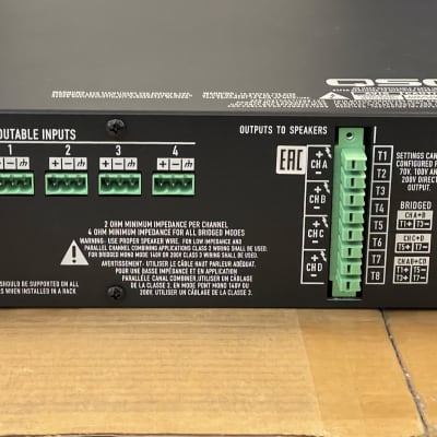 QSC CXD4.3 4-Channel Processing Amplifier (5000W) | Reverb