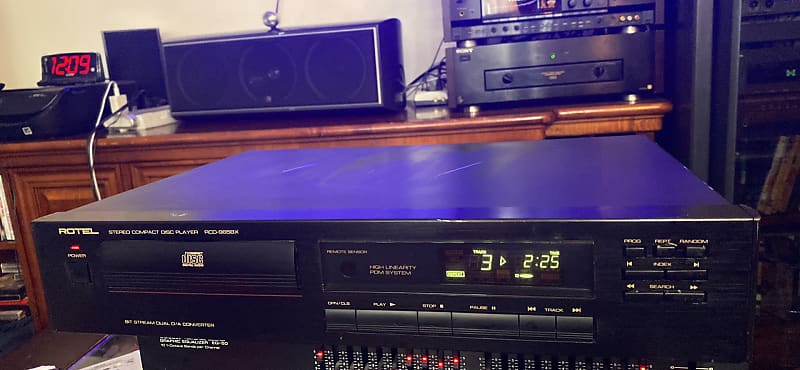 Rotel cd player Rcd 9658x 1994 Black | Reverb