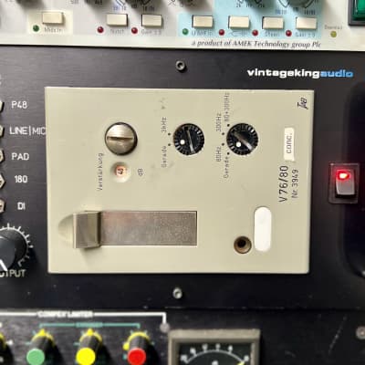 Telefunken V76 microphone preamplifier rack c 1960 - Vintage | Reverb