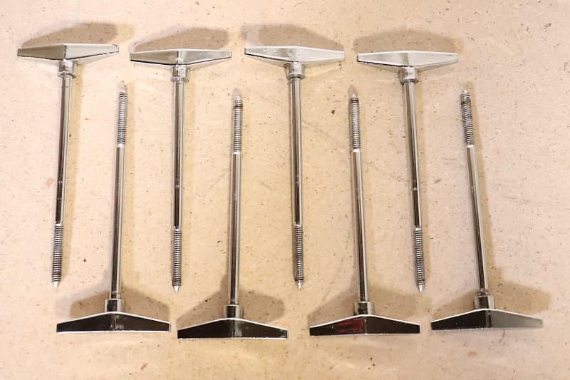 Yamaha 4-7/8" Bass Drum T Rods Vintage 1980's 8pk #2 | Reverb UK