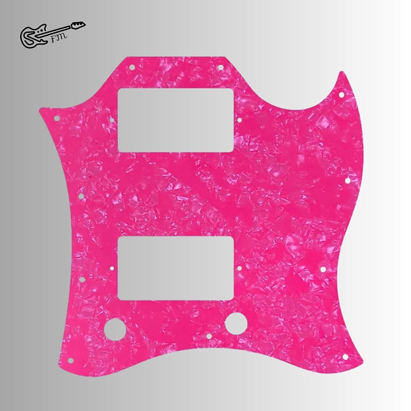 Pink Pearl SG Standard Guitar Pickguard-Pink Pearl | Reverb