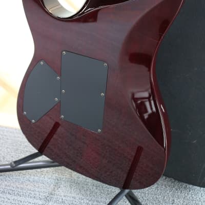 1999 ESP LTD M-350 Transparent Cherry Neck Thru Electric | Reverb