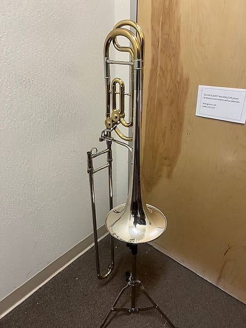 King 6B Duo Gravis Silversonic Bass Trombone | Reverb