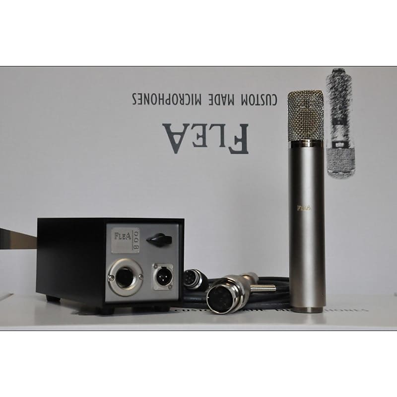 FLEA Microphones Flea 12 Multipattern Tube Microphone Nickel | Reverb