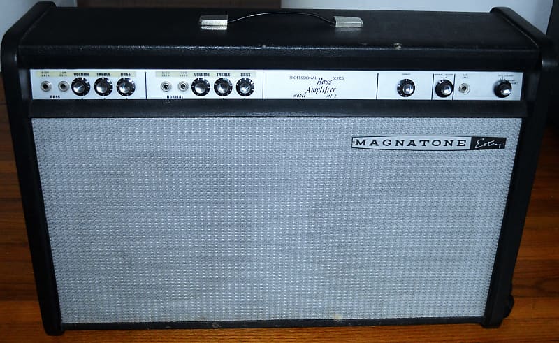 Magnatone Tube Amp Mp-2 1966 2X12 Original Speakers EL34 | Reverb