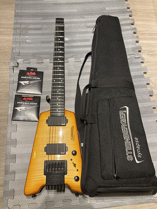 Steinberger Synapse Electric Guitar Transparent Amber | Reverb