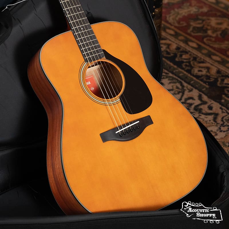 Yamaha FG3 Spruce/Mahogany Red Label "Dreadnought" Acoustic | Reverb