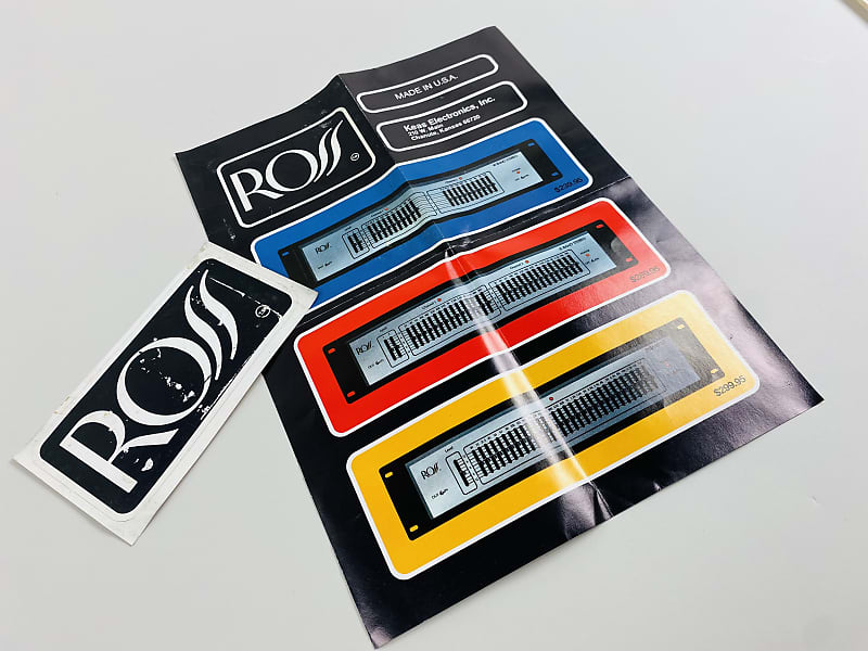 Ross Sticker and Advert: Added Value. 1979 | Reverb