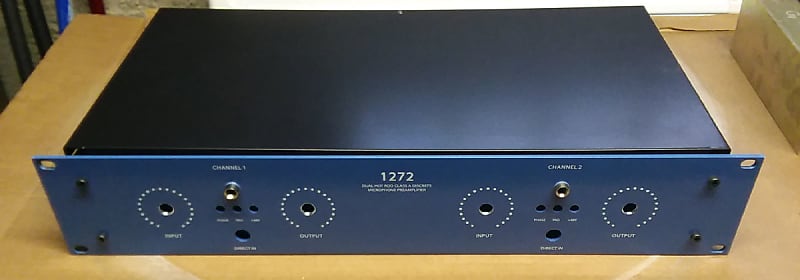 revive audio empty 1272 Mic Preamp rack case chassis for neve | Reverb