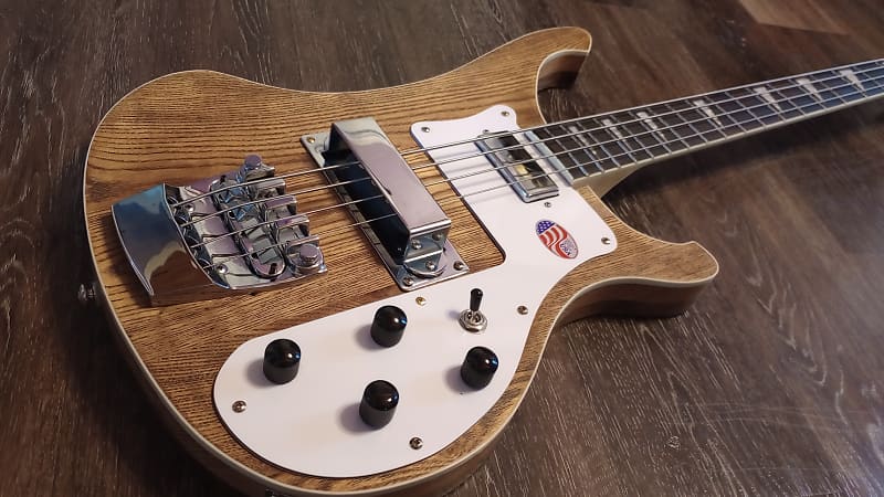 Custom Built Rick style Bass 2021 Walnut | Reverb