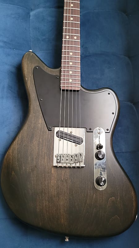 Warmoth Jazzcaster 2023 - Transparent Black Matte | Reverb