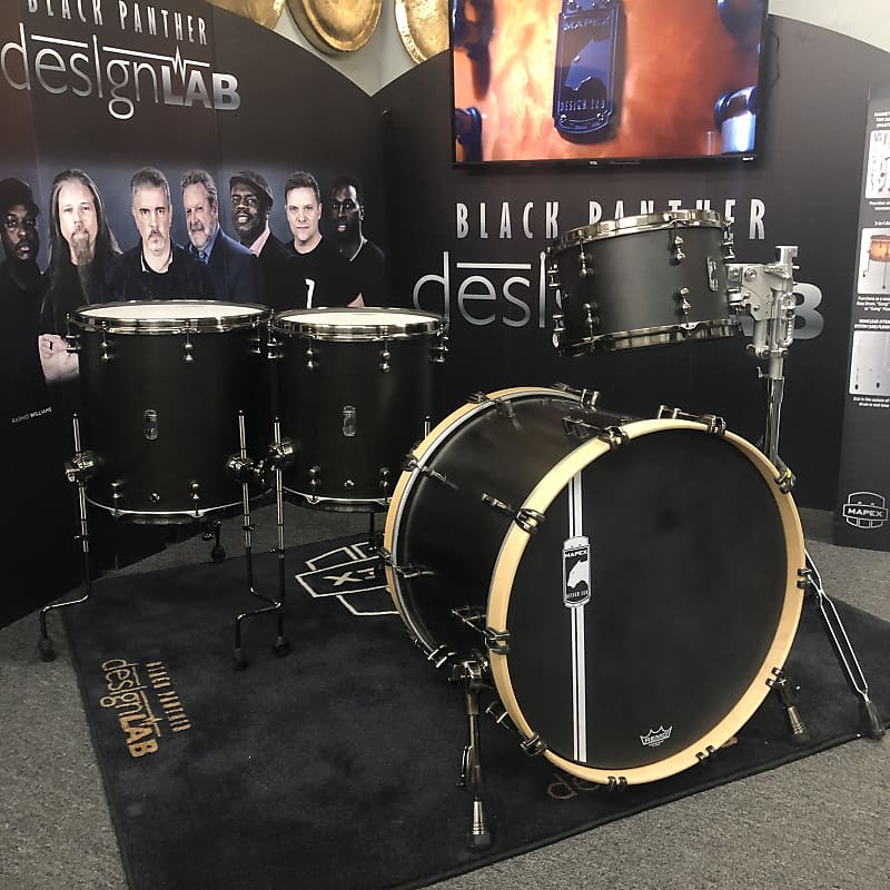 MAPEX BLACK PANTHER DESIGN LAB CHERRY BOMB 22-12-14-16 SATIN | Reverb