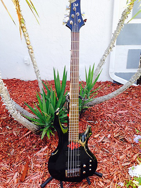 ESP LTD F-255 Black | Reverb