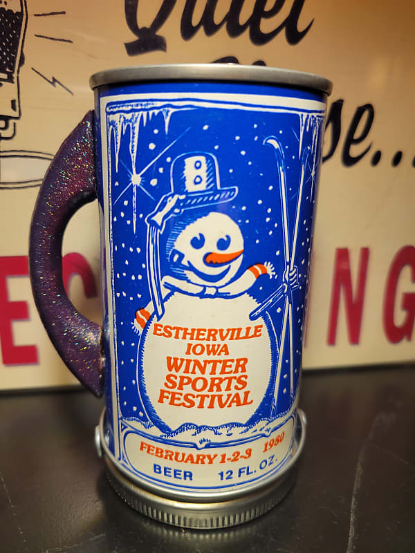 Lo Fi Beer Can Microphone - Iowa 1980 Winter Sports Festival | Reverb